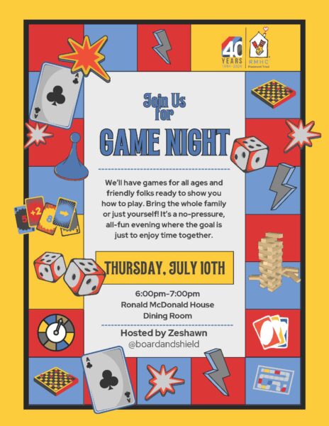 Game Night - Ronald McDonald House Charities Piedmont Triad